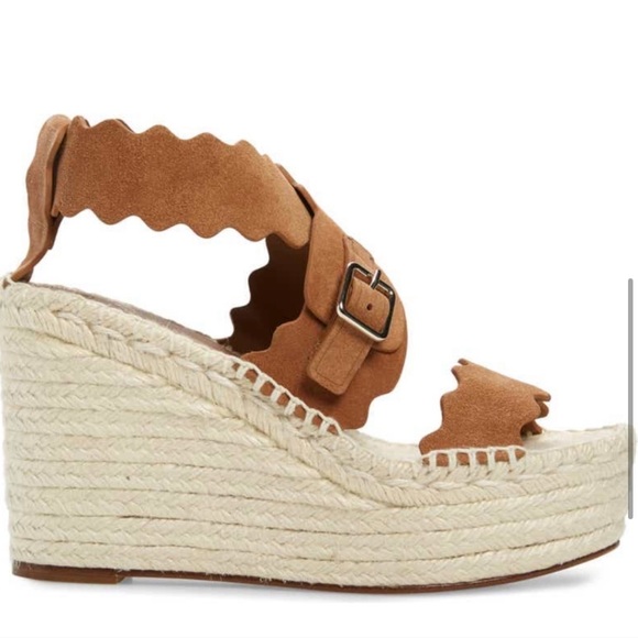 Chloe | Shoes | Chloe Lauren Espadrilles Coconut Brown Size 38 | Poshmark